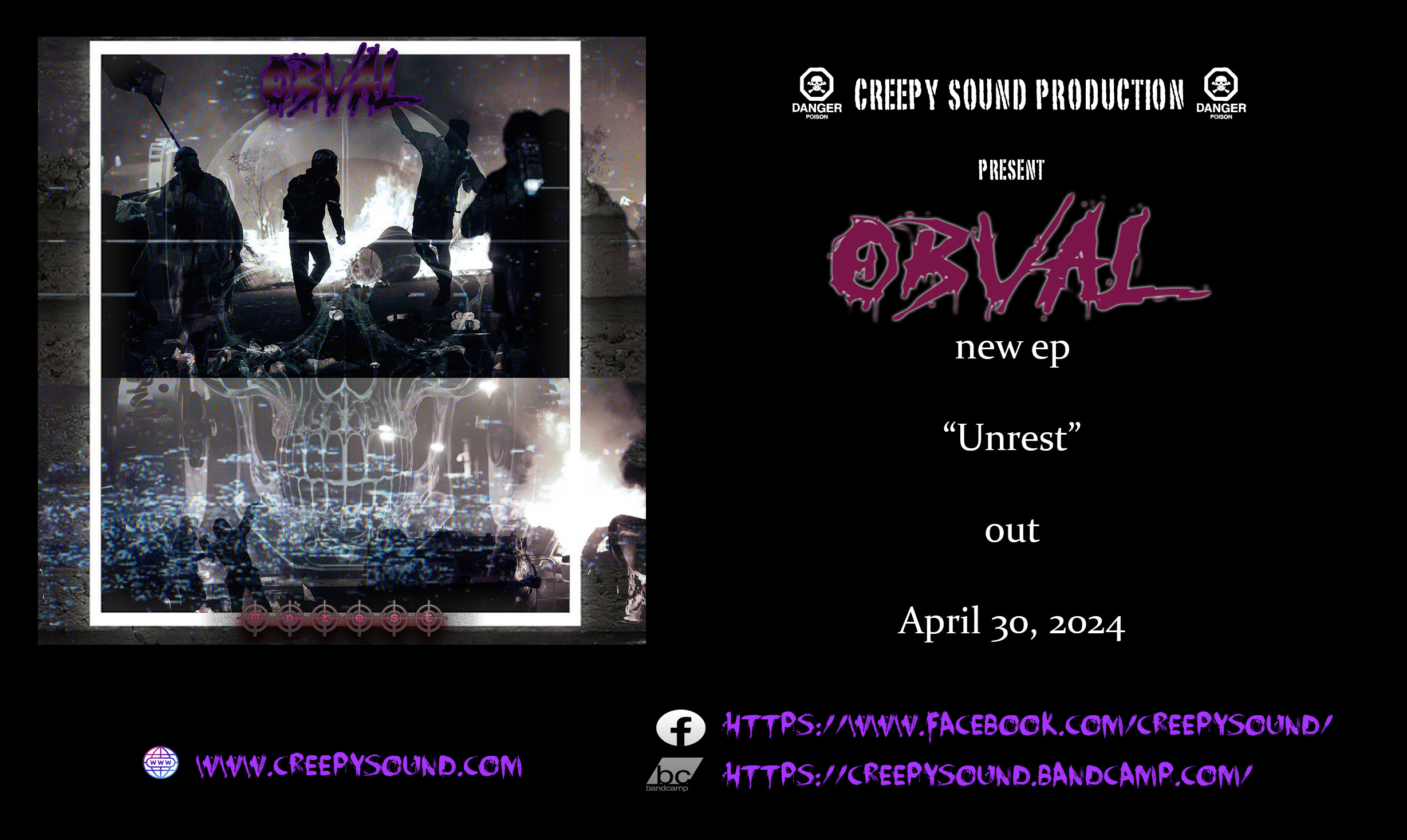 Upcoming releases, April 2024 – Creepy Sound Production